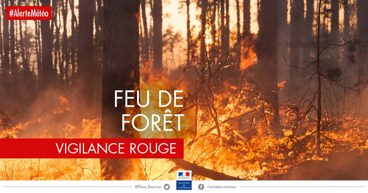 VIGILANCE ROUGE FEUX DE FORÊT - Mairie de Bernos-Beaulac